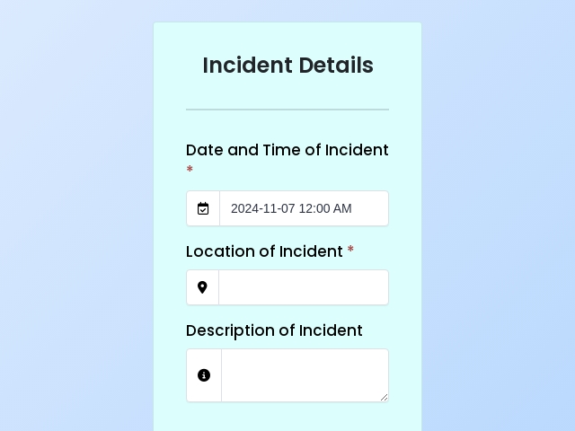 Incident Review Form Template Template - FormNX