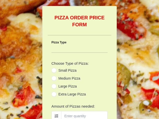 T-Shirt Order Form Template - FormNX